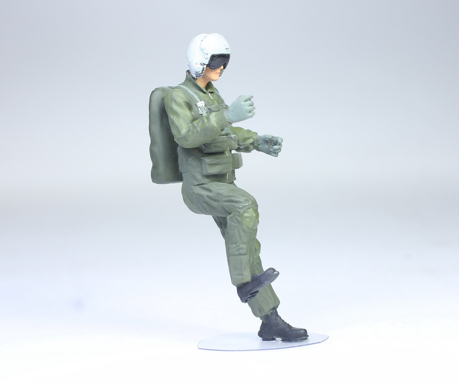 Painted Figure Modern USAF Fighter Pilot Boarding for F14 F18 A10 F22 ...