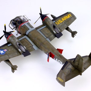 Handmade US Army OV-1C Mohawk Model: Vietnam War Plane (1/48) - Etsy