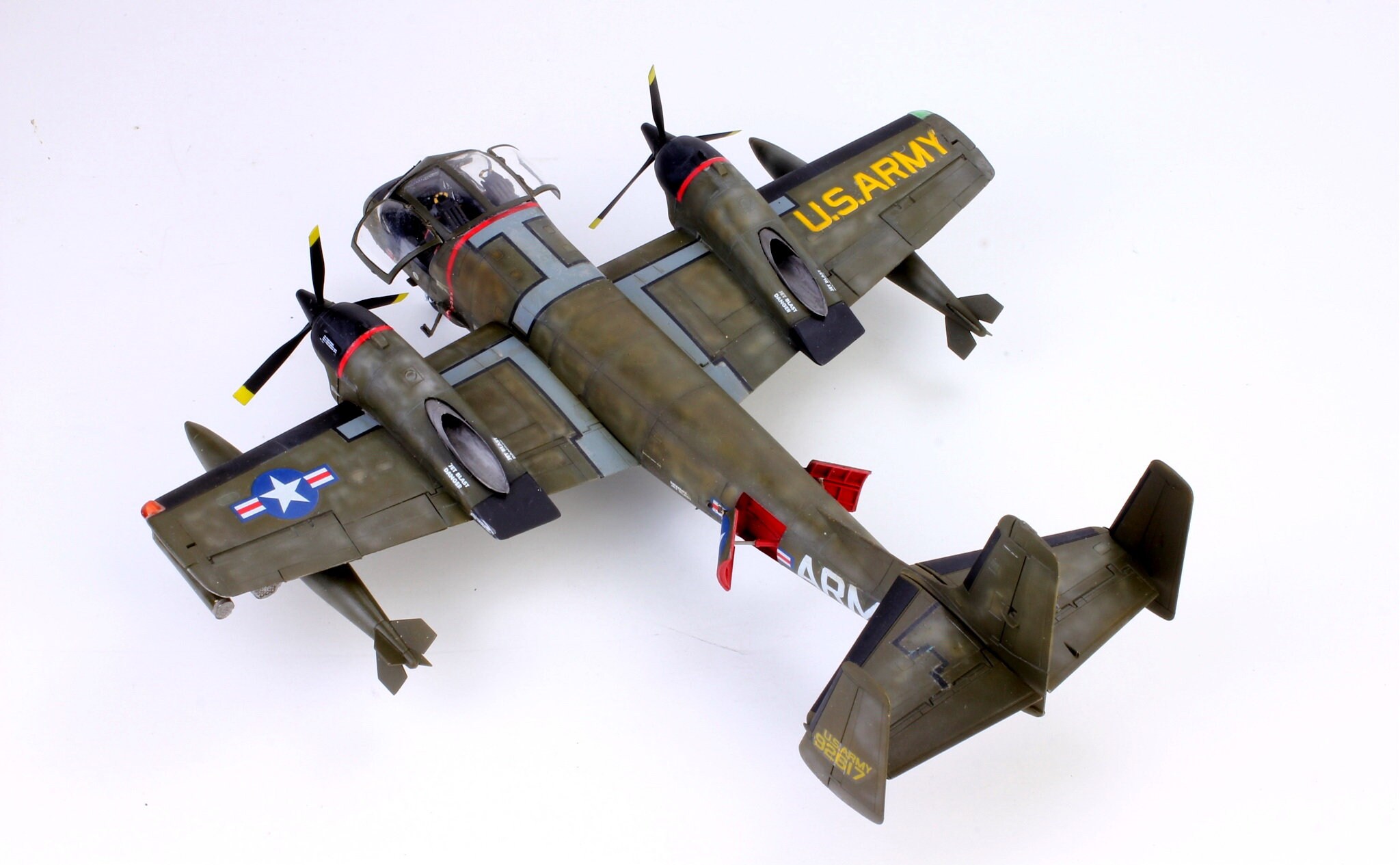 Handmade US Army OV-1C Mohawk Model: Vietnam War Plane (1/48) - Etsy