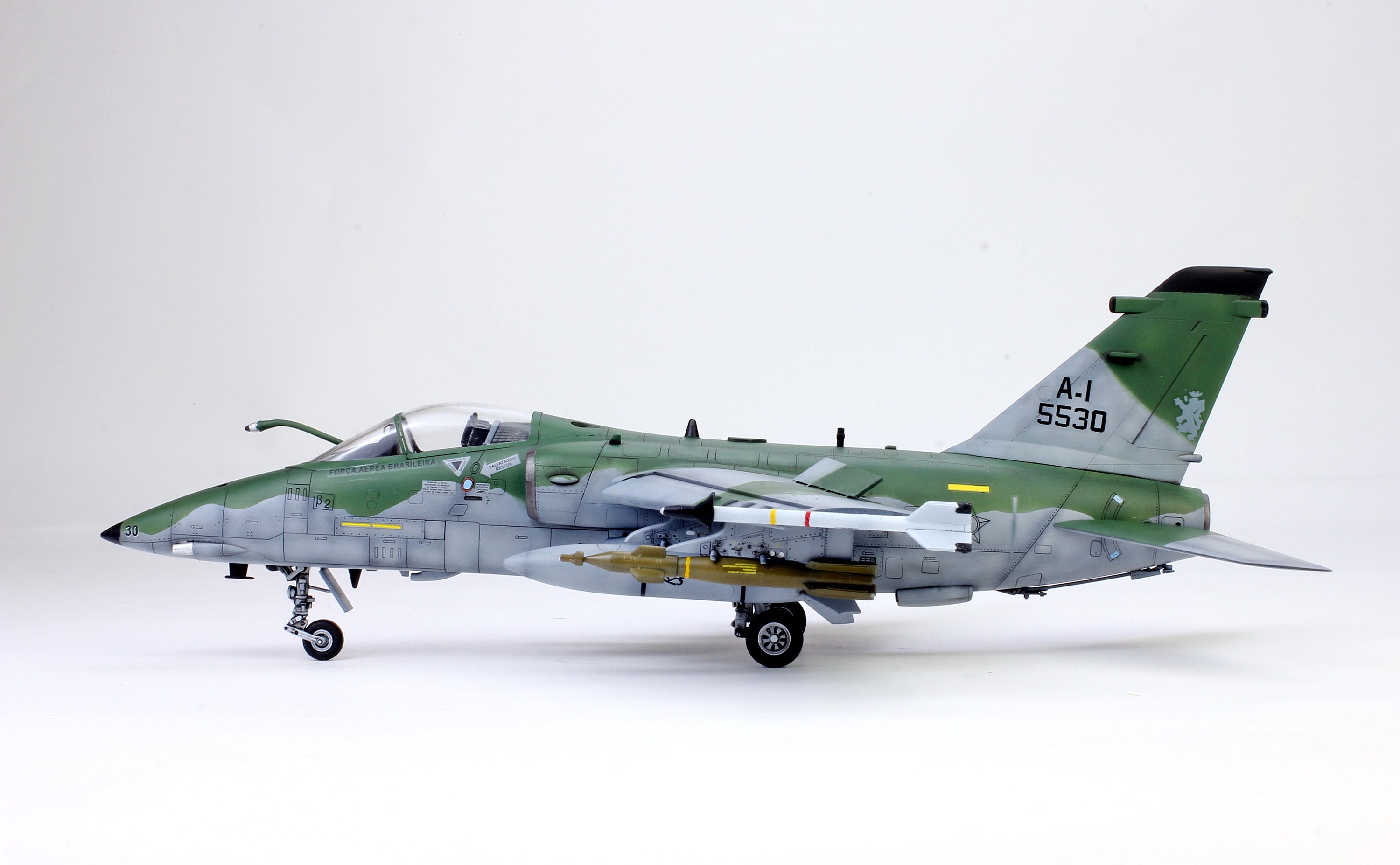 Probuilt Model AMX A-1A Ground Attack Aircraft 1:48 (built and Painted ...
