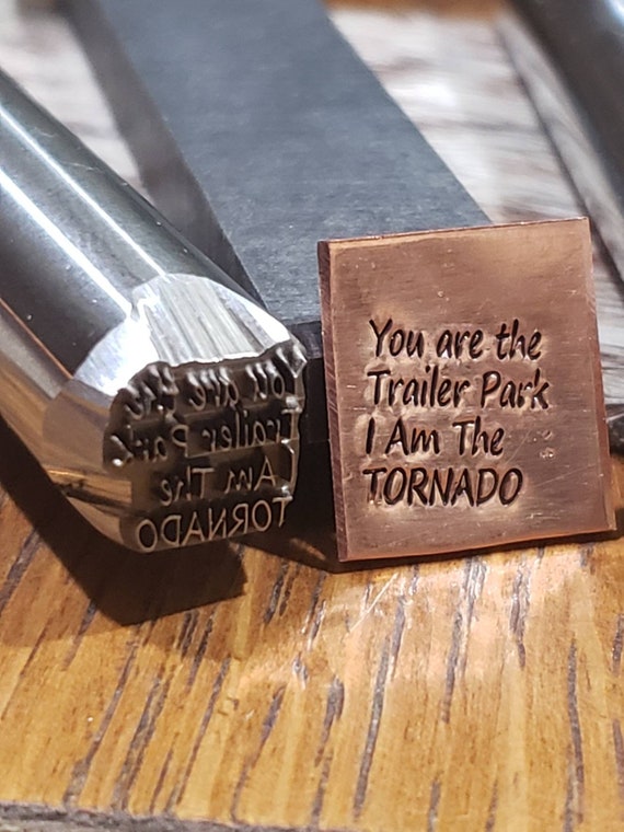 Trailer Park/tornado Metal Stamps - Etsy