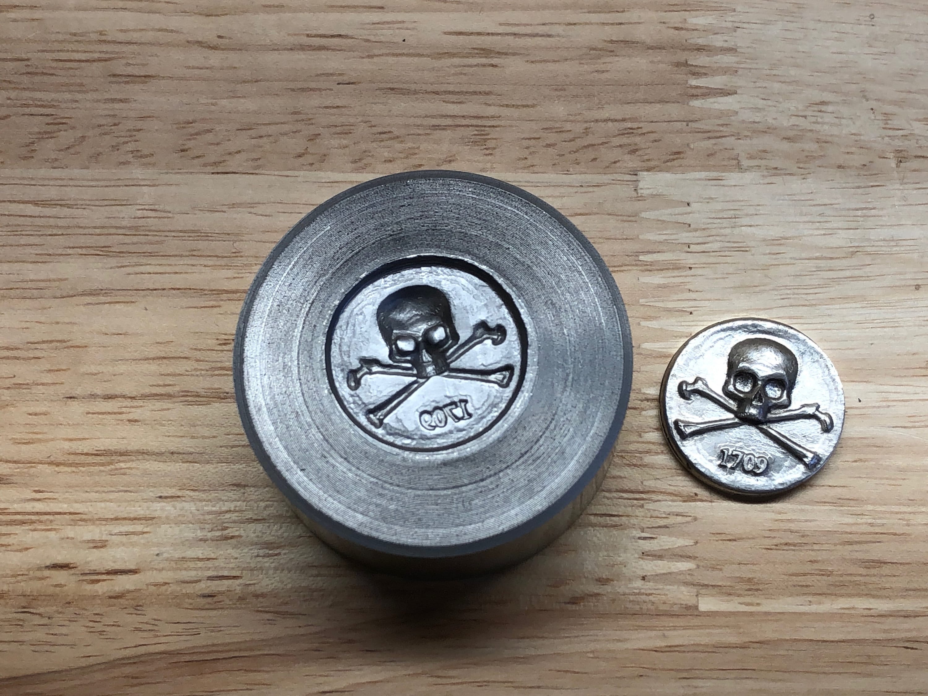 Impression Die Pirate Coin | Etsy
