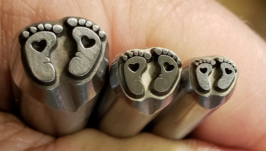 Baby Feet-metal Stamp - Etsy