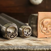 Skull Stamp - Etsy