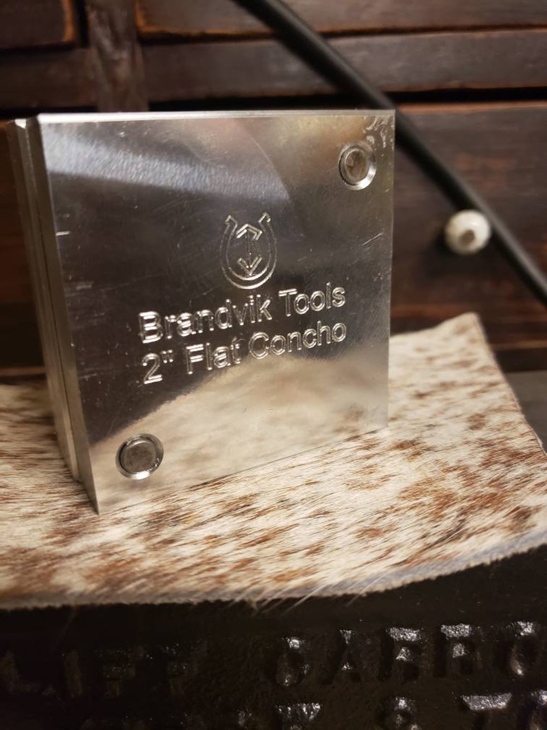 2 Inch 2 Part Flat-top Concho Forming Die - Etsy