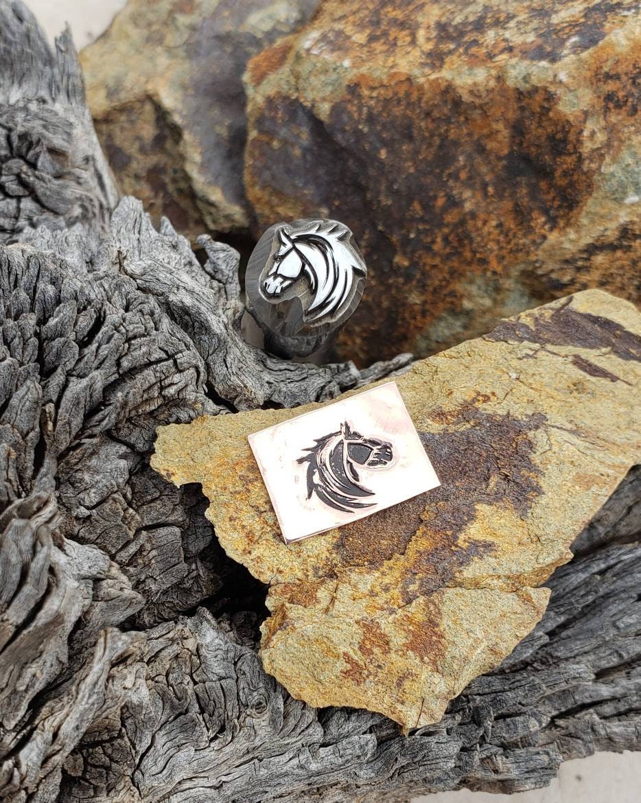 Black Stallion - Metal Stamp - Etsy