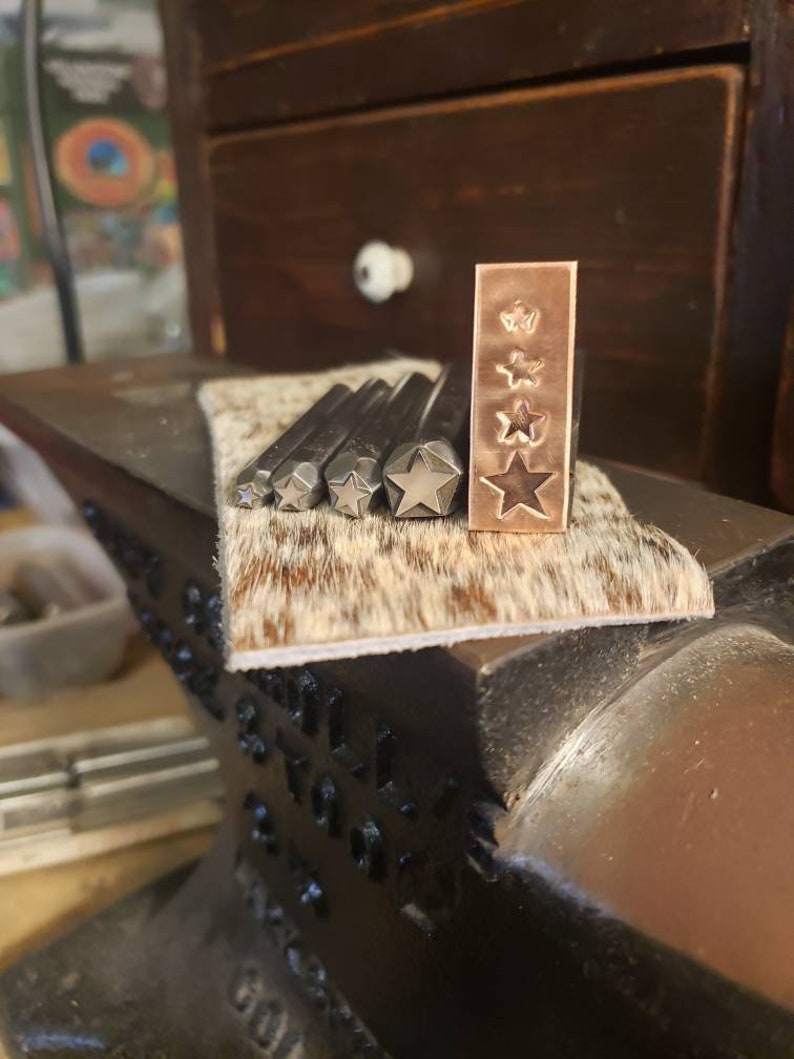 Whimsy Star Metal Stamp - Etsy
