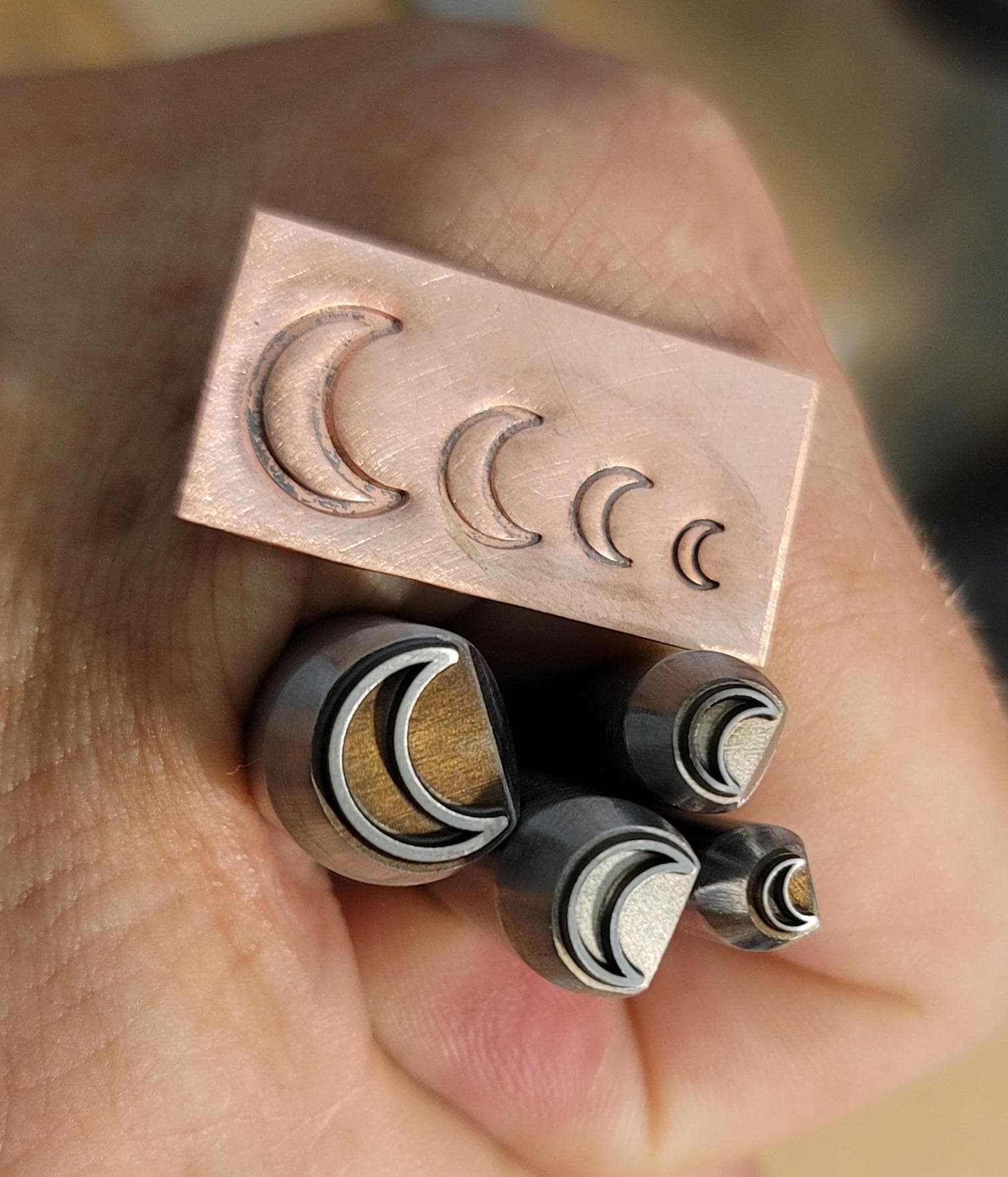 Metal Stamp-crescent Moon Outline - Etsy