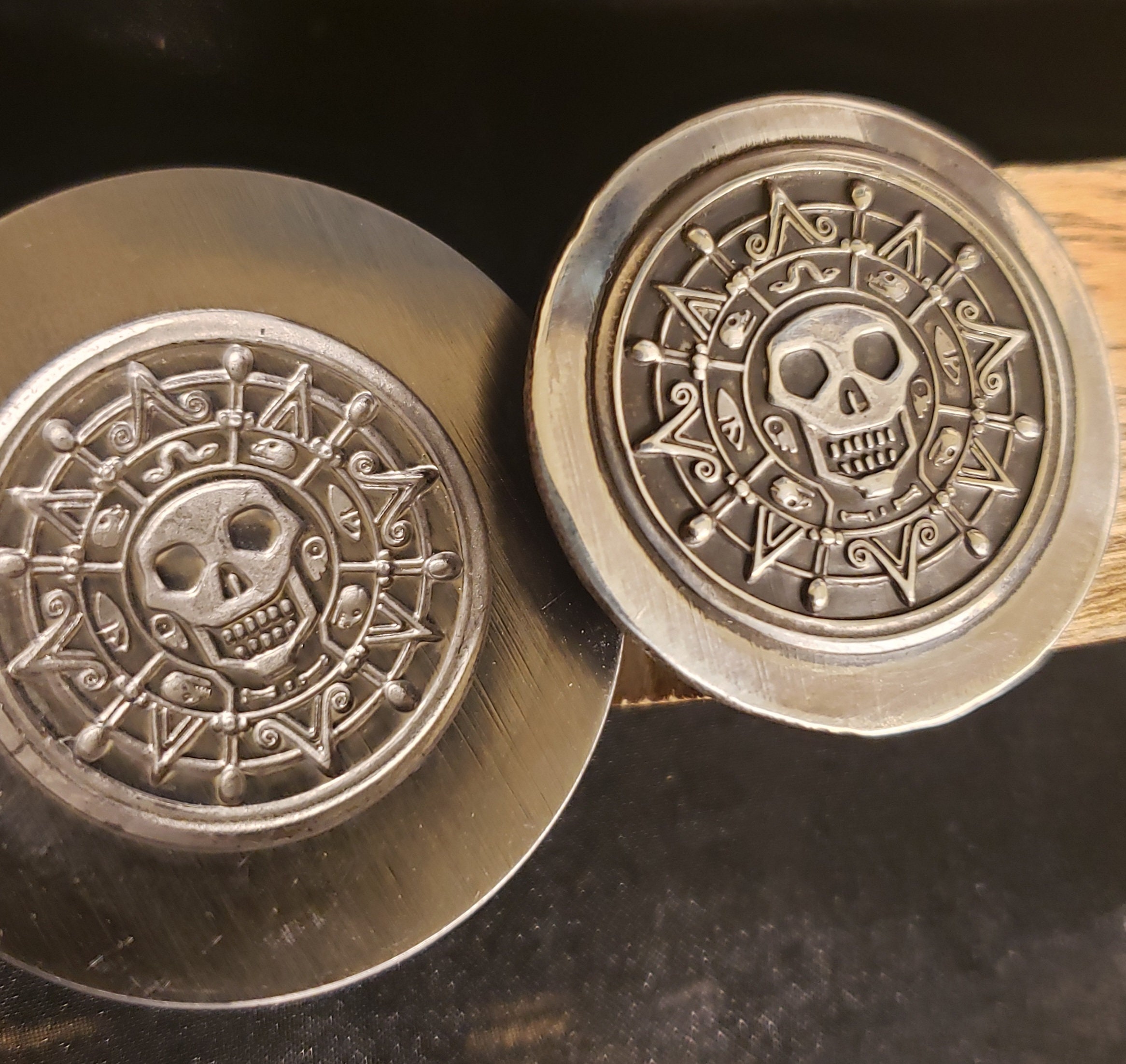 Impression Die - "skull Dial" P.O.C. Coin Small - Etsy