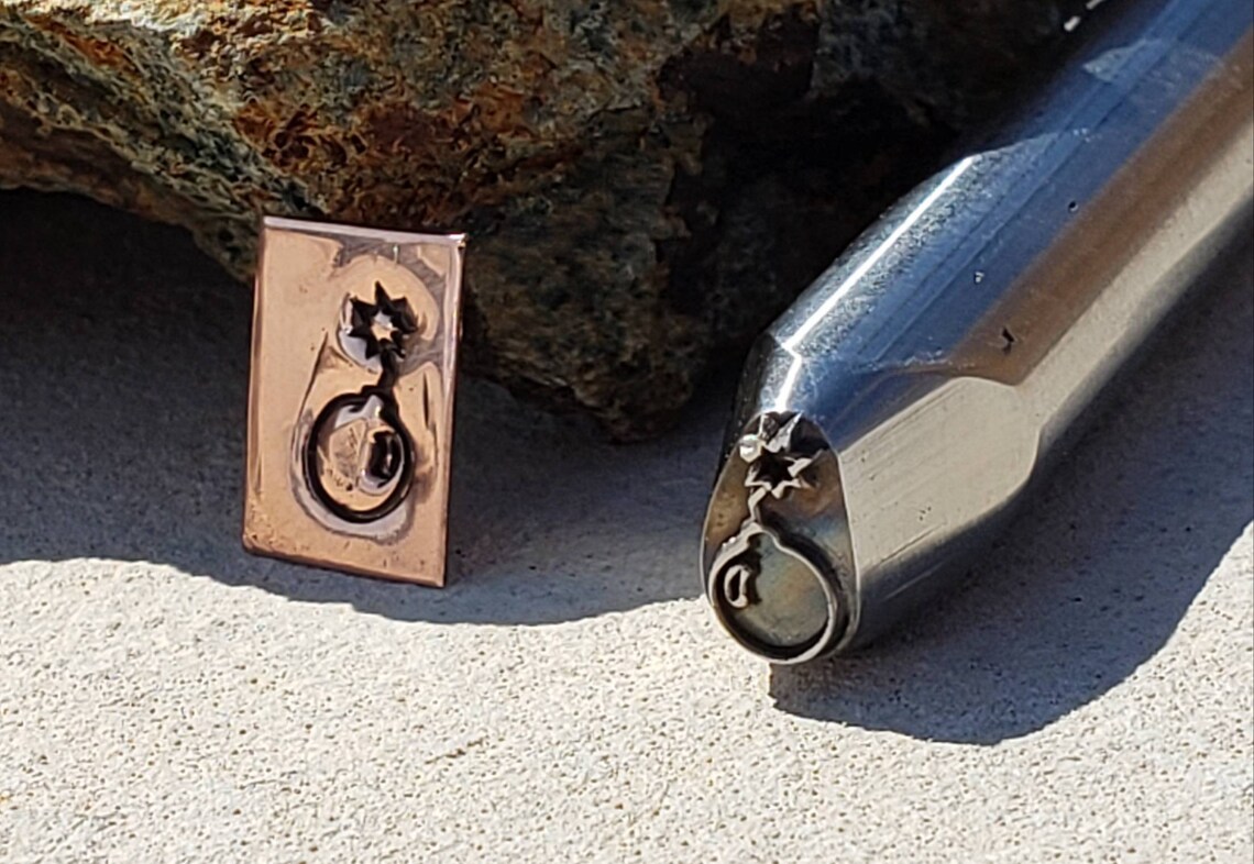 Acme Bomb Metal Stamp - Etsy
