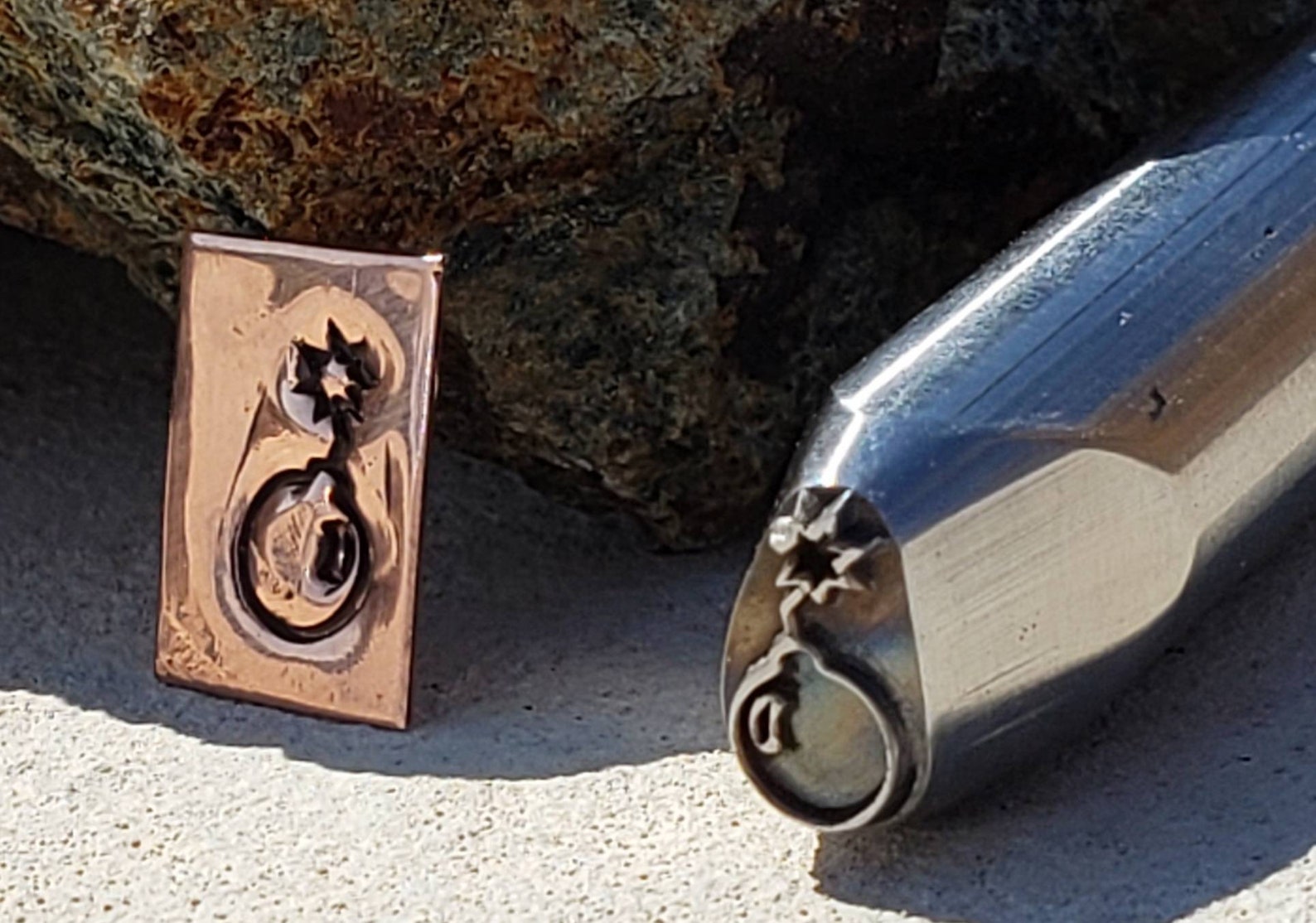 Acme Bomb Metal Stamp - Etsy