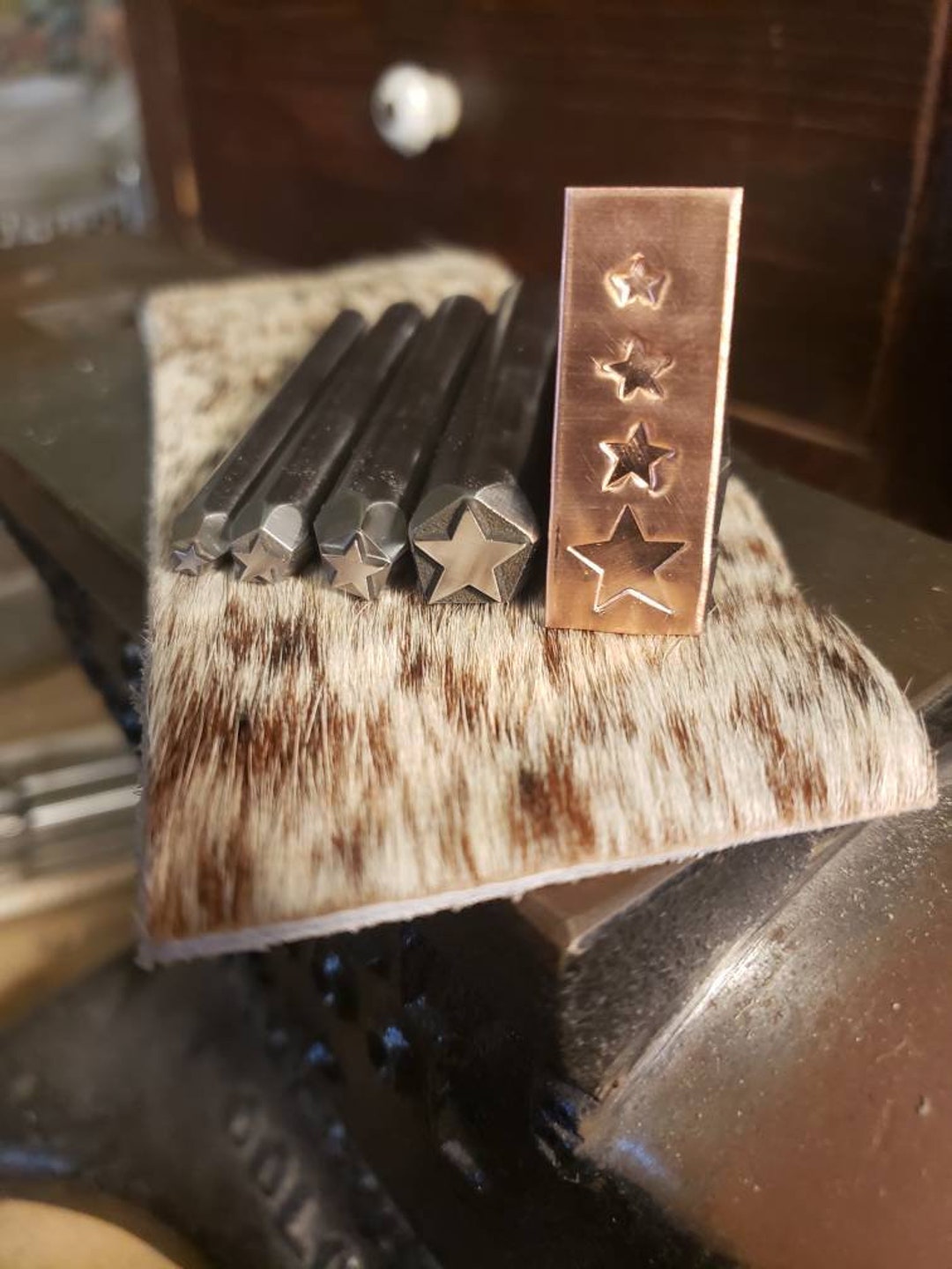 Whimsy Star Metal Stamp - Etsy