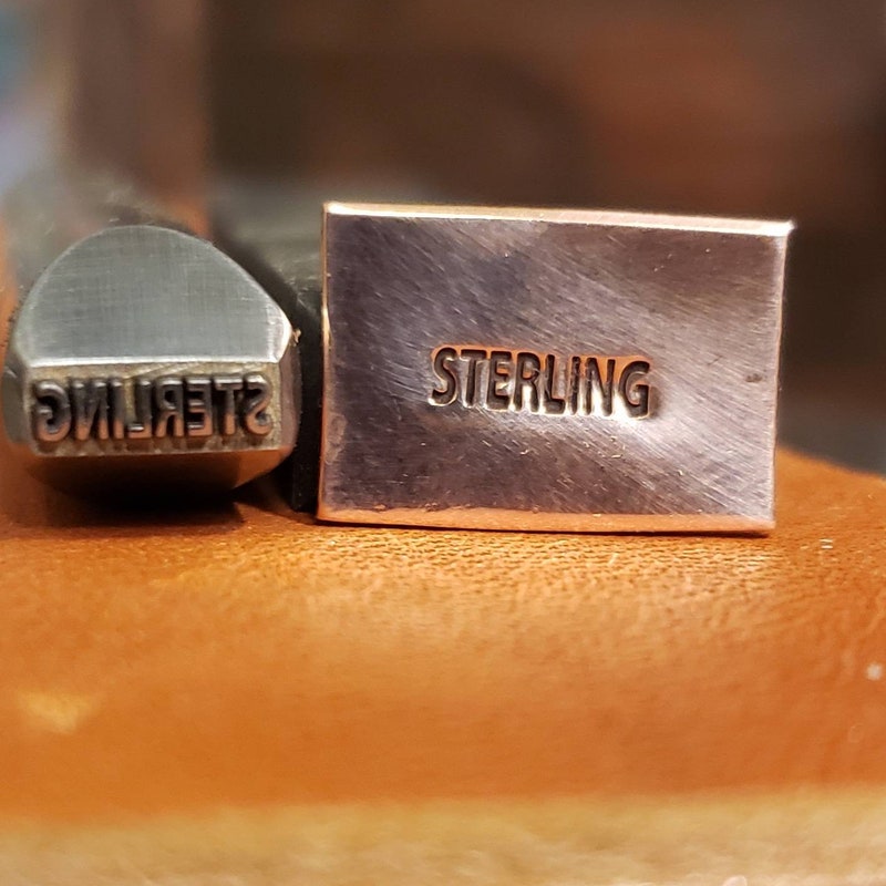 Metal Stamping Font - Etsy
