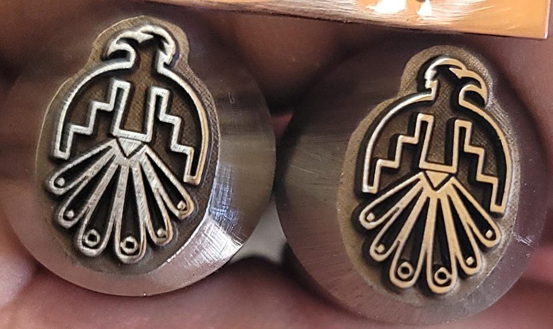 Thunderbird #4 Metal Stamp - Etsy