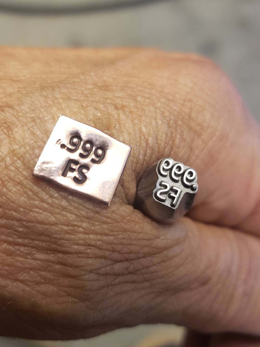 Hallmark Metal Stamp-.999fs - Etsy
