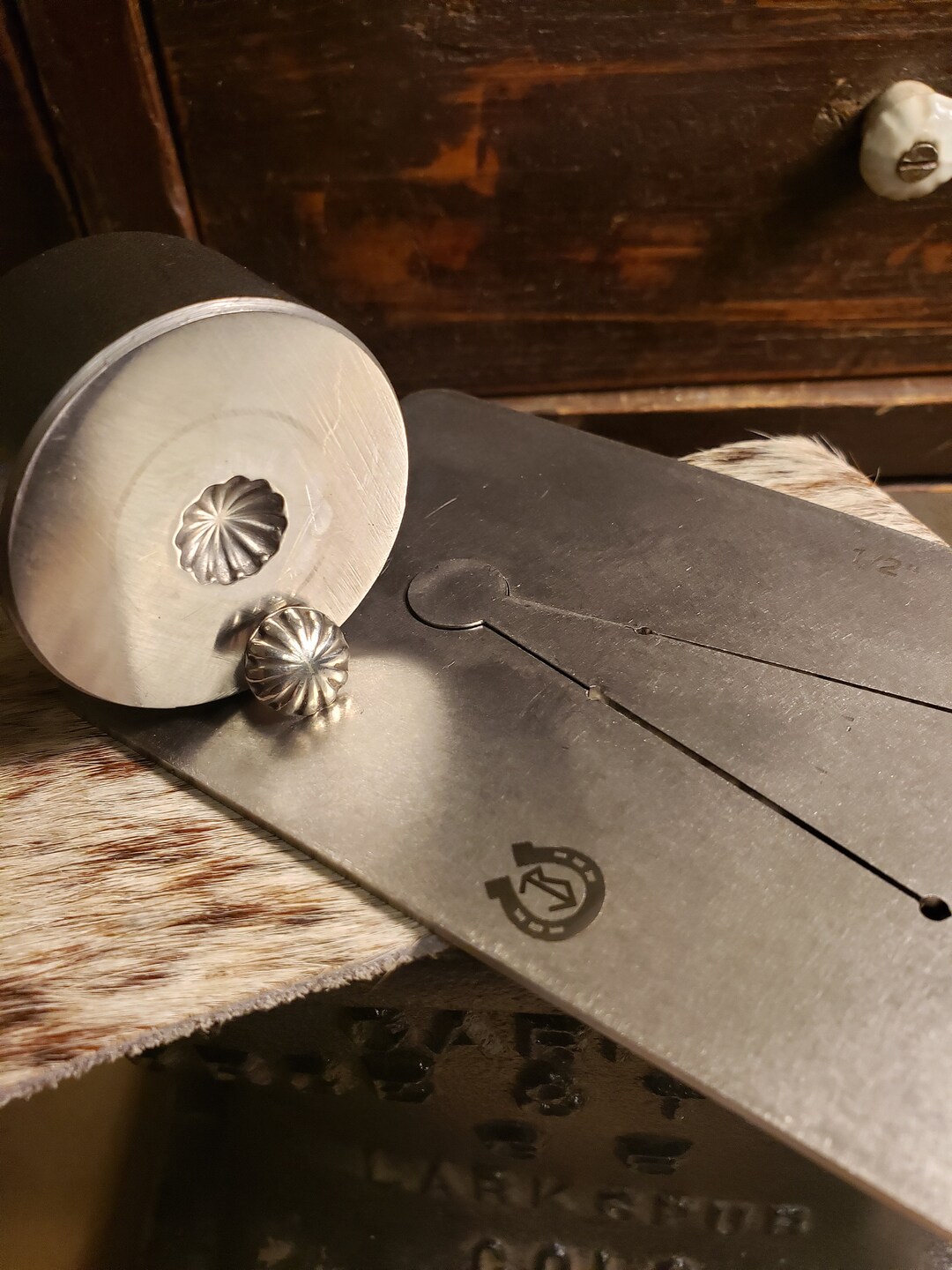 1/2 Inch Spot Concho Making Kit - Etsy