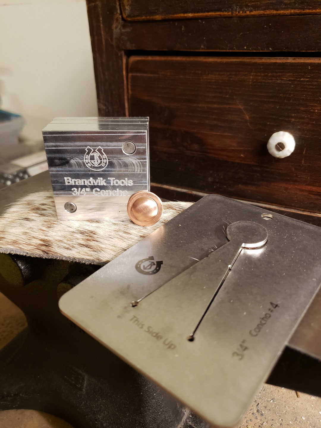 3/4 Inch Concho Kit for Making Small Conchos - Etsy