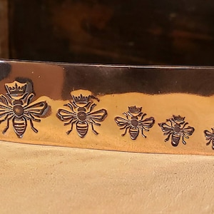 Queen Bee- Metal Stamp - Etsy