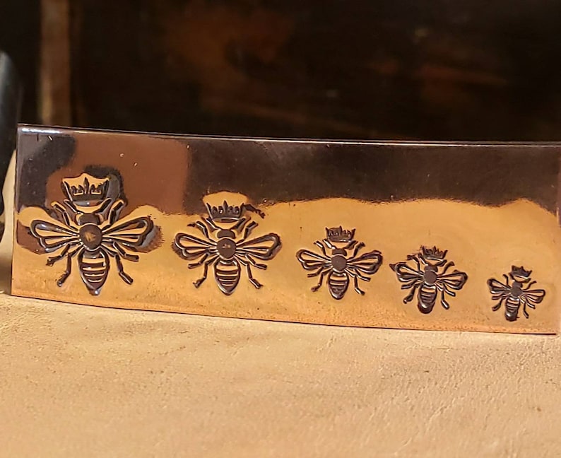 Queen Bee- Metal Stamp - Etsy