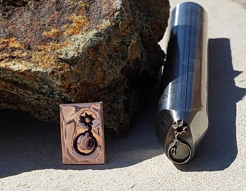 Acme Bomb Metal Stamp - Etsy