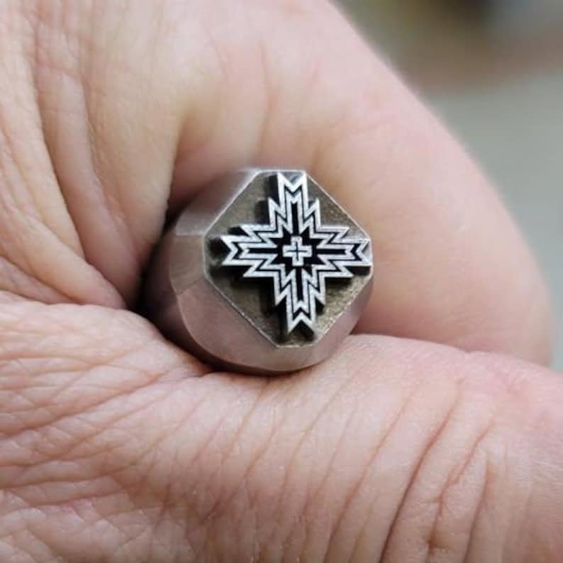 Cimarron Metal Stamp: Cross Design - Etsy