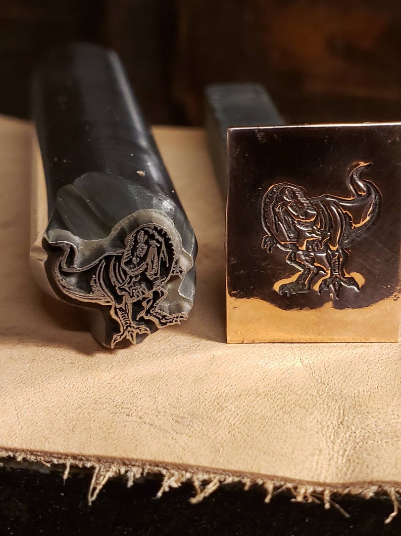 Tyrannosaurus REX - Metal Stamp - Etsy