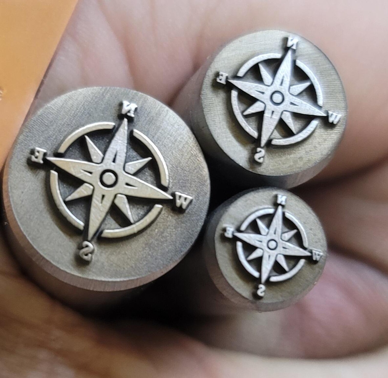 Compass Rose-metal Stamps - Etsy
