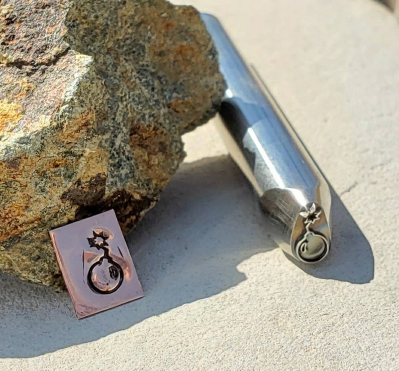 Acme Bomb Metal Stamp - Etsy