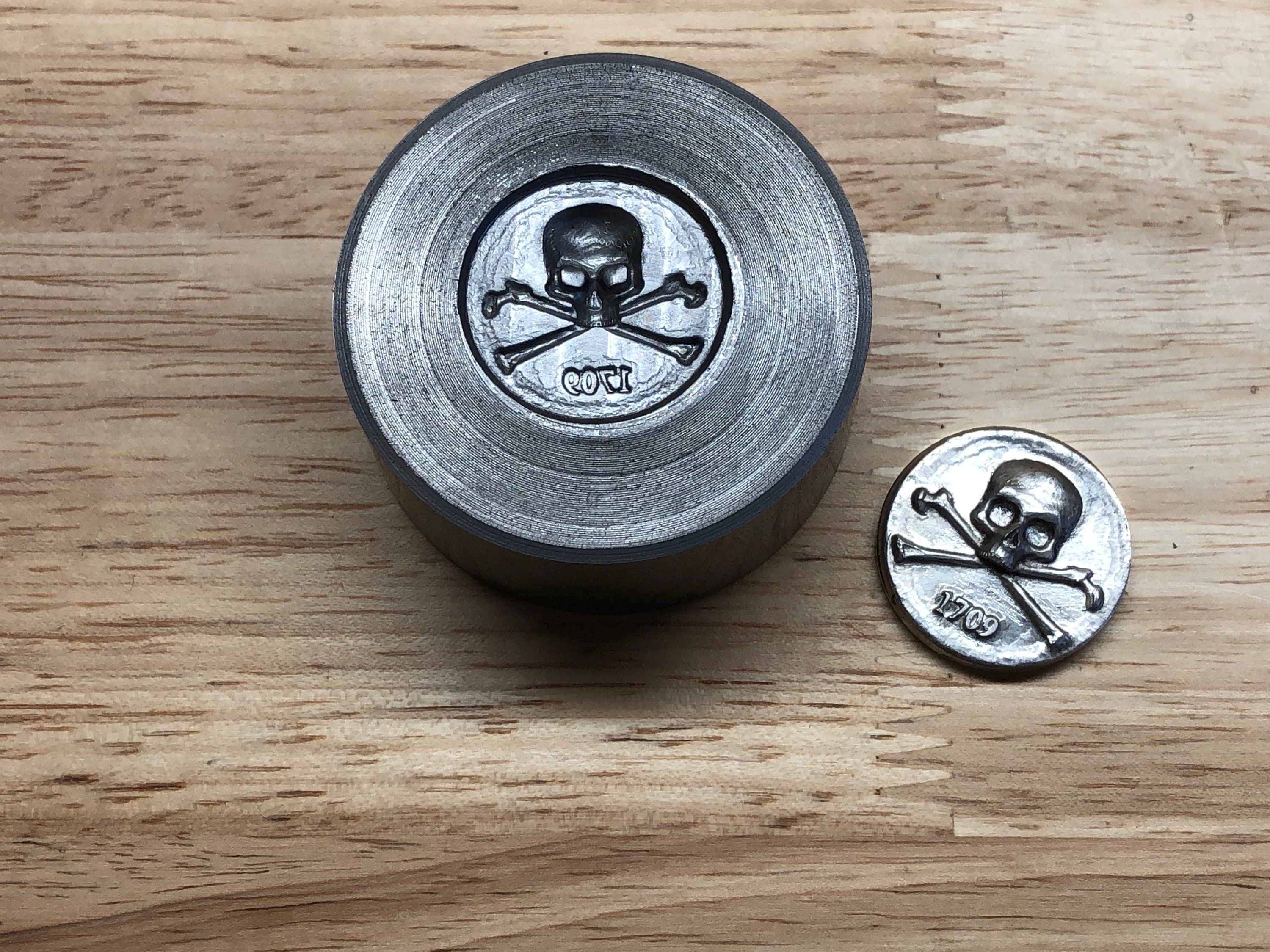 Impression Die Pirate Coin | Etsy