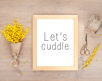 Printable cuddle | Etsy