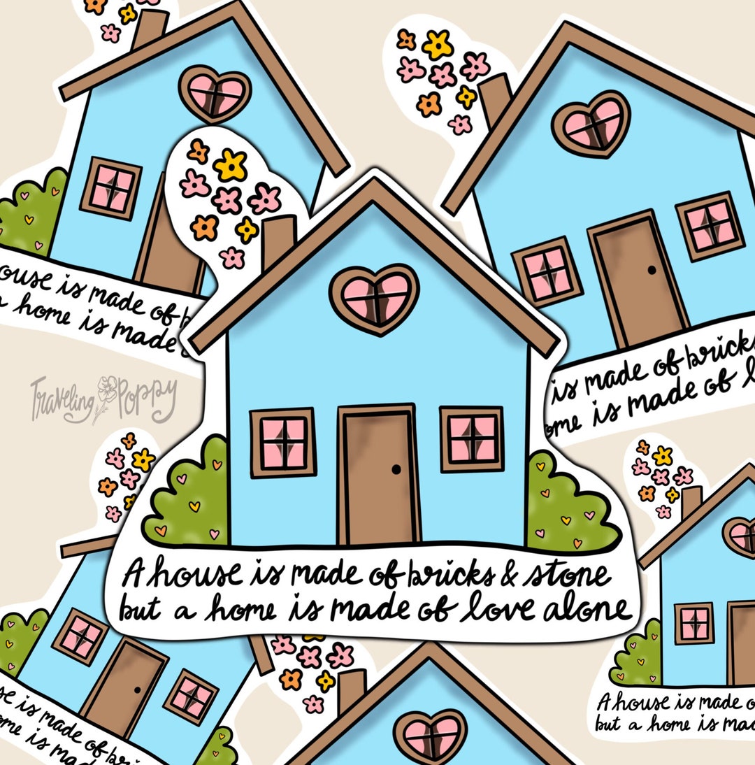 Home Sweet Home Sticker House Homemaker Mom Gift Love - Etsy