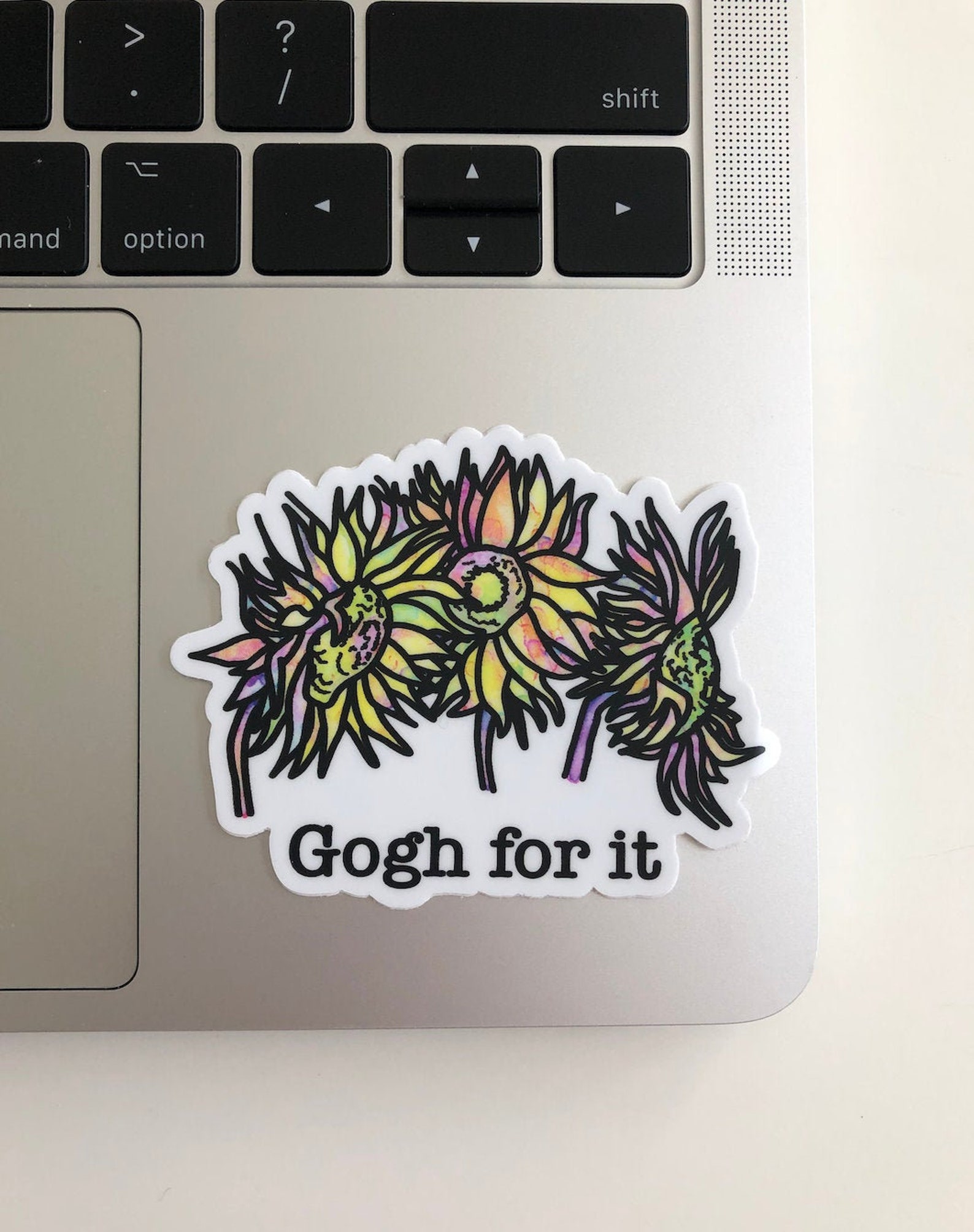 Gogh for it Sticker Art Sticker Artist sticker Laptop | Etsy