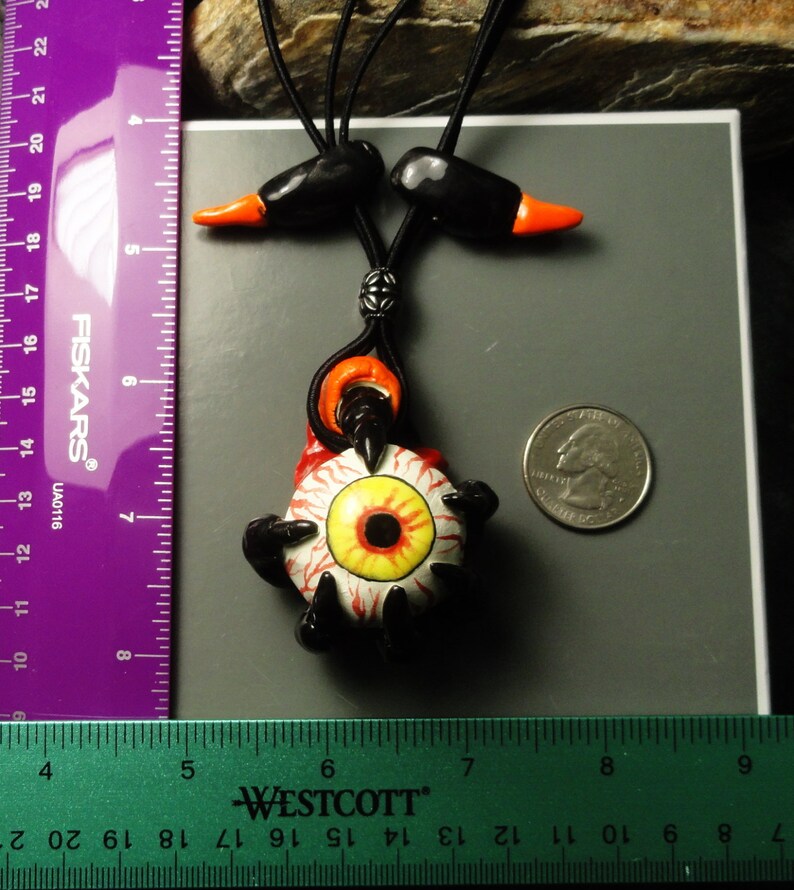 Halloween Devil Eye Pendant, Halloween Necklace, Gift for Devil's Blood ...