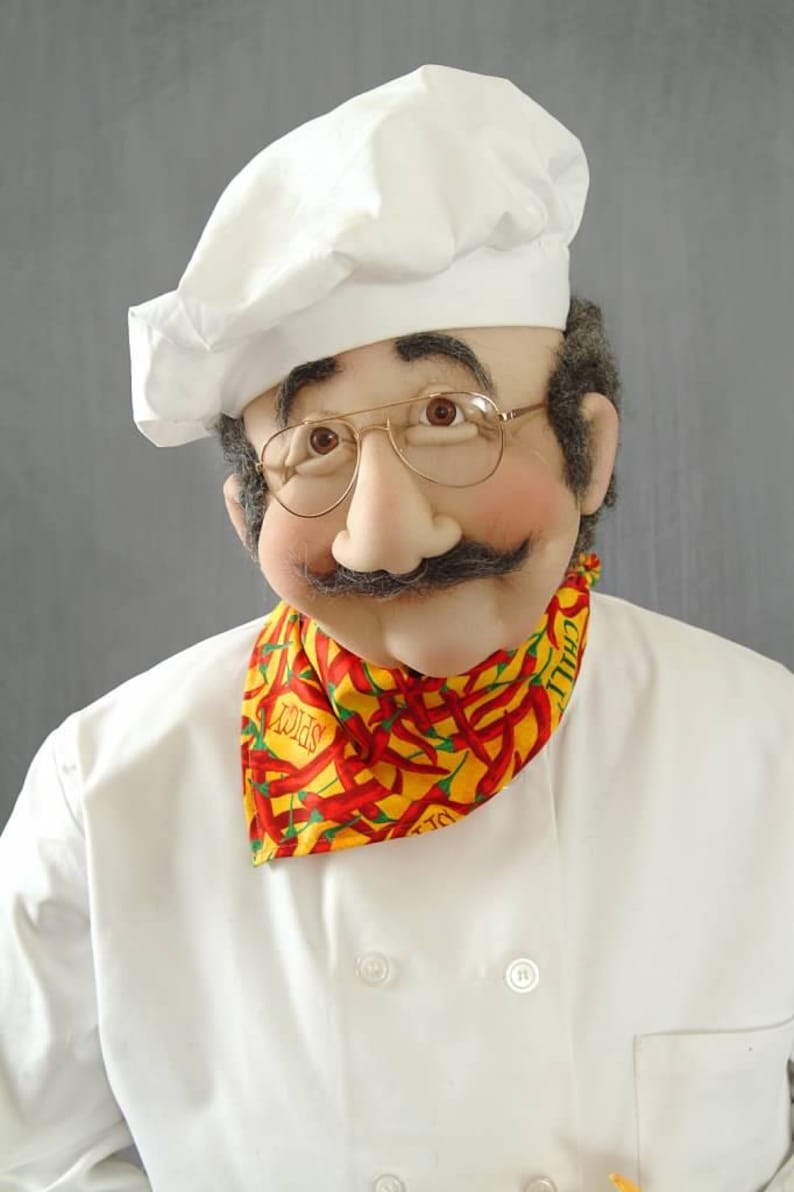 Chef Art Soft Sculpture Life Size Sized Doll | Etsy