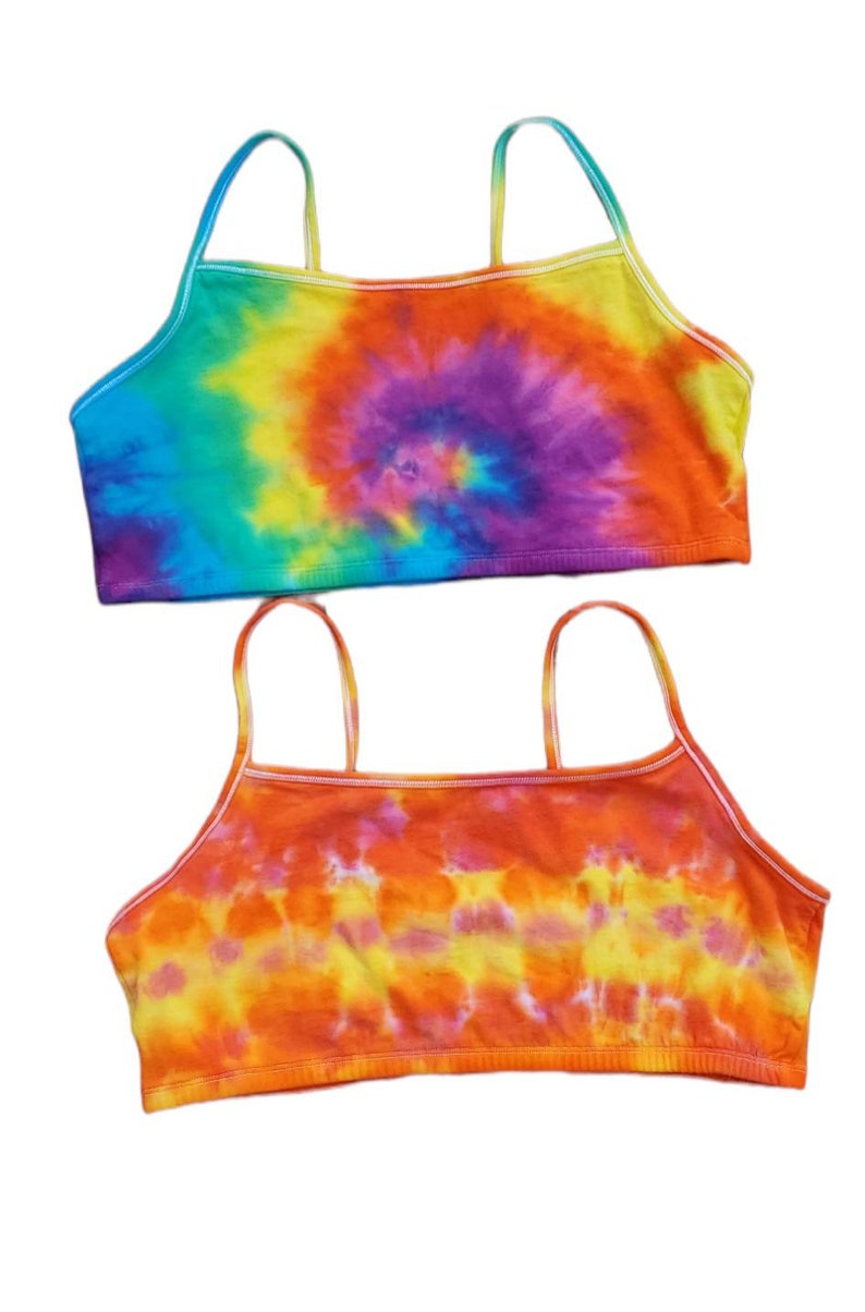 Sports Bra Tie Dye Sports Bra Multi-colored Sports Bra - Etsy