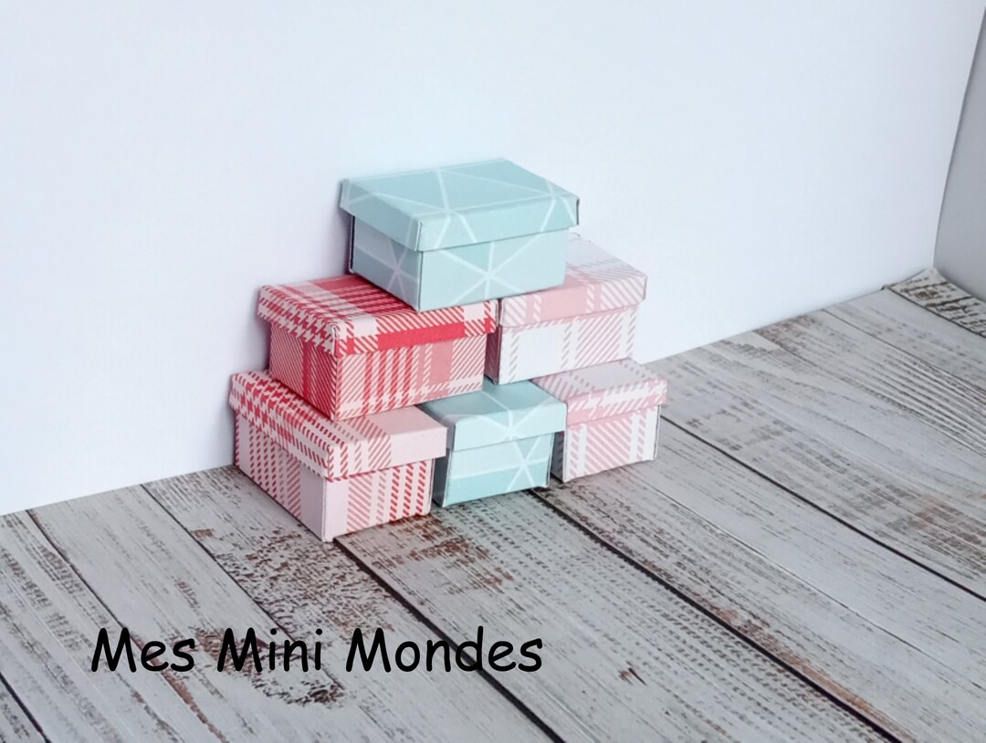 Lot of 3 Miniature Storage Boxes. - Etsy