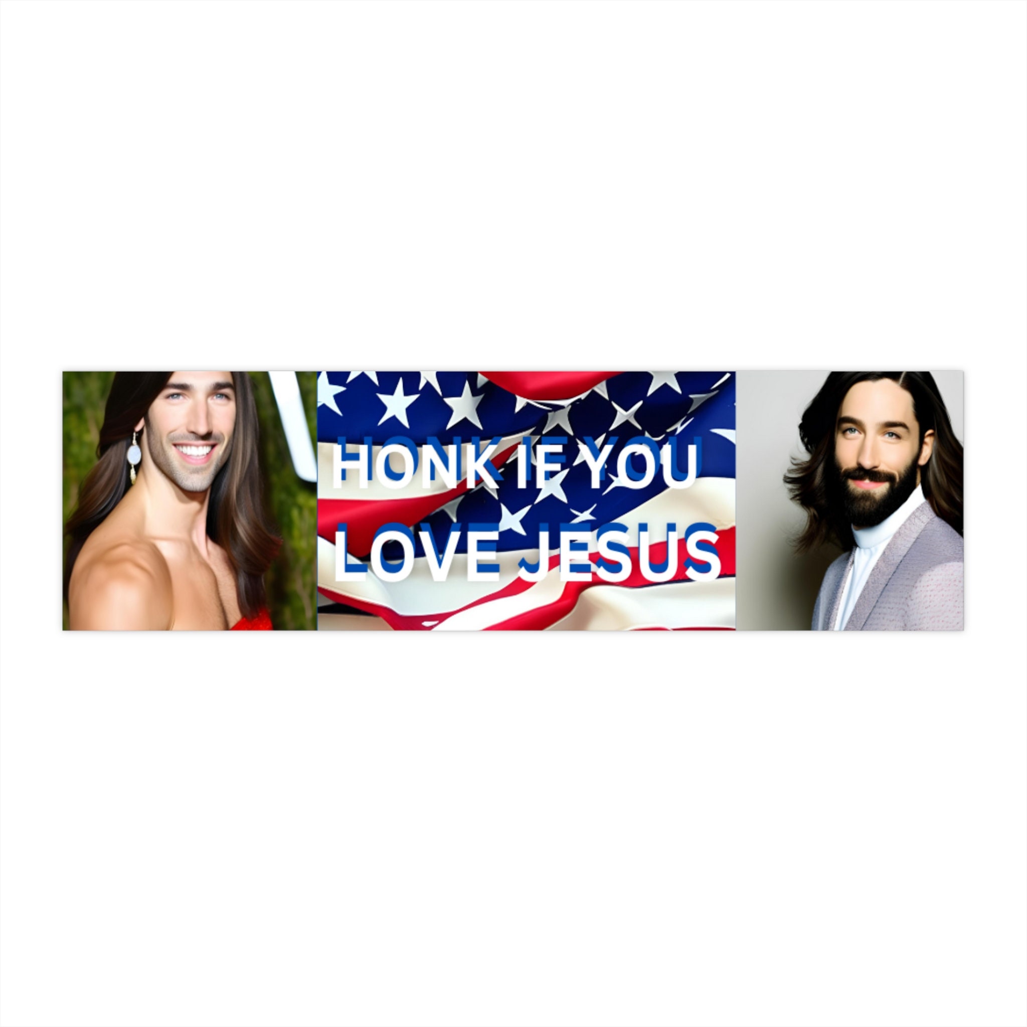 Honk If You Love Jesus Bumper Stickers | Conservative Bumper Sticker ...