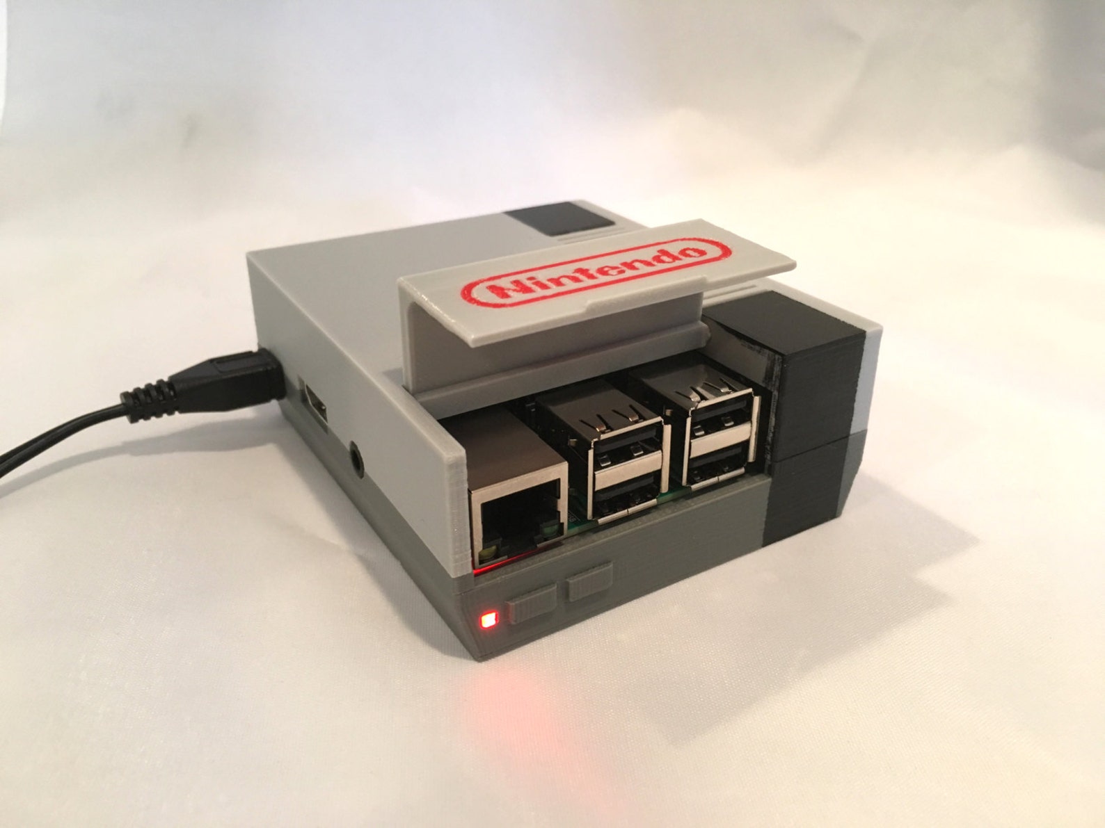 Raspberry Pi Case Nintendo NES Case with LED 2B or Pi 3 | Etsy