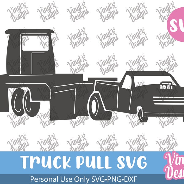 Truck Pulling Svg - Etsy