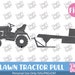Lawn Tractor Pull Svg, Decal Sticker - Etsy