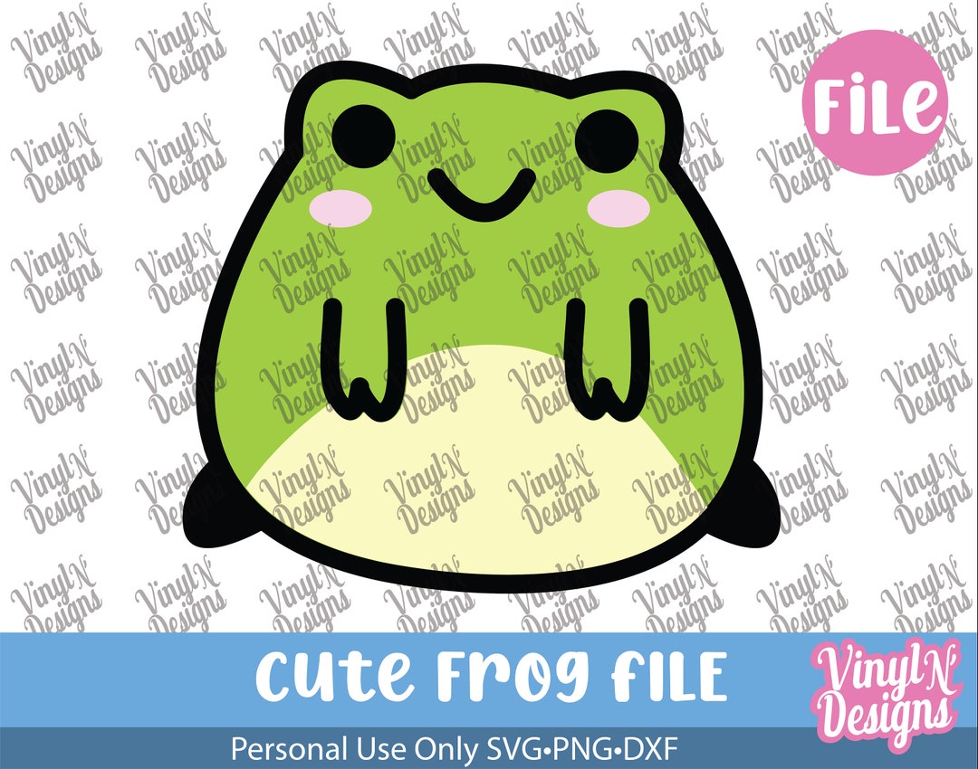 Cute Frog Svg, Decal,sticker,dxf - Etsy