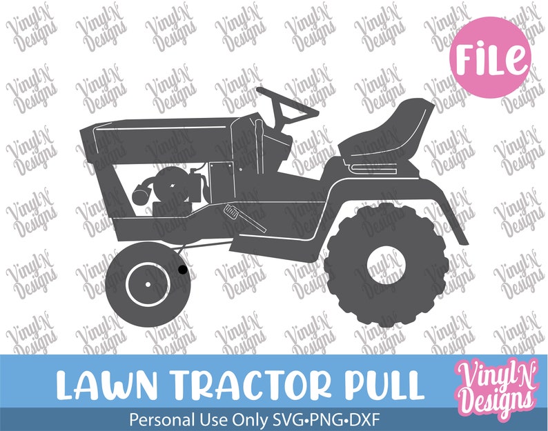 Lawn Tractor Pull Svg, Decal Sticker - Etsy