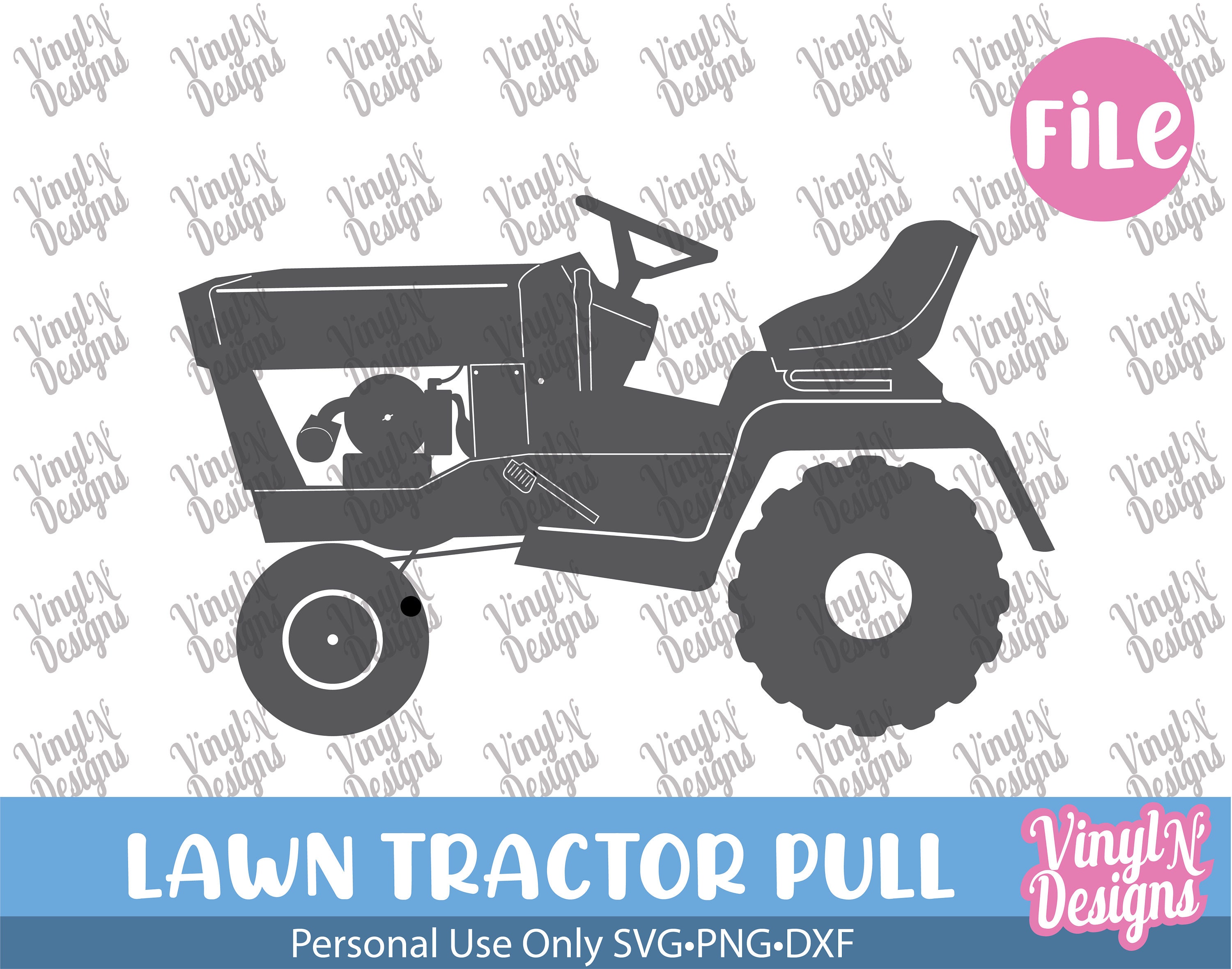 Lawn Tractor Pull Svg, Decal Sticker - Etsy