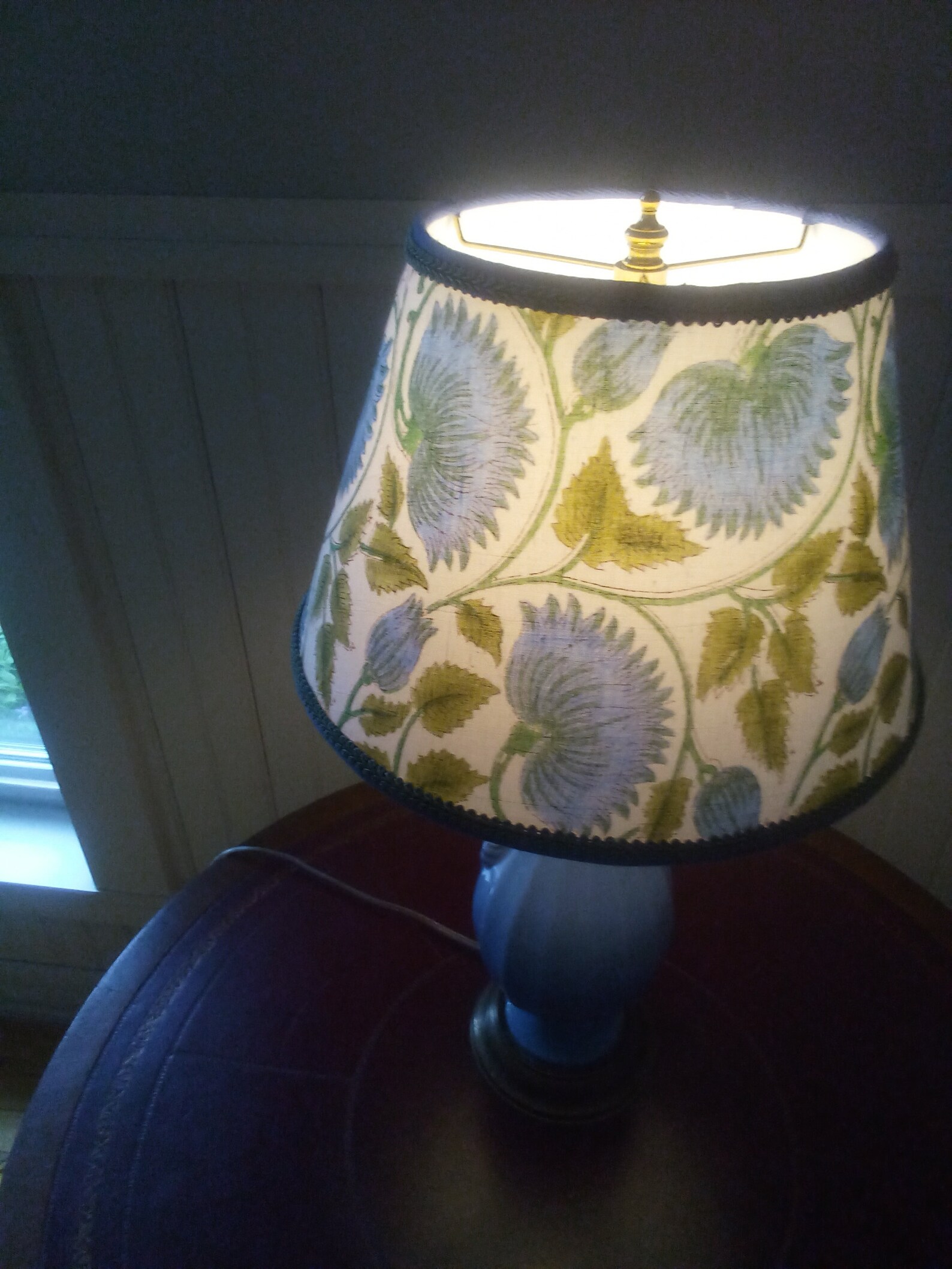 Periwinkle Blue Lamp and Shade-choose Option - Etsy