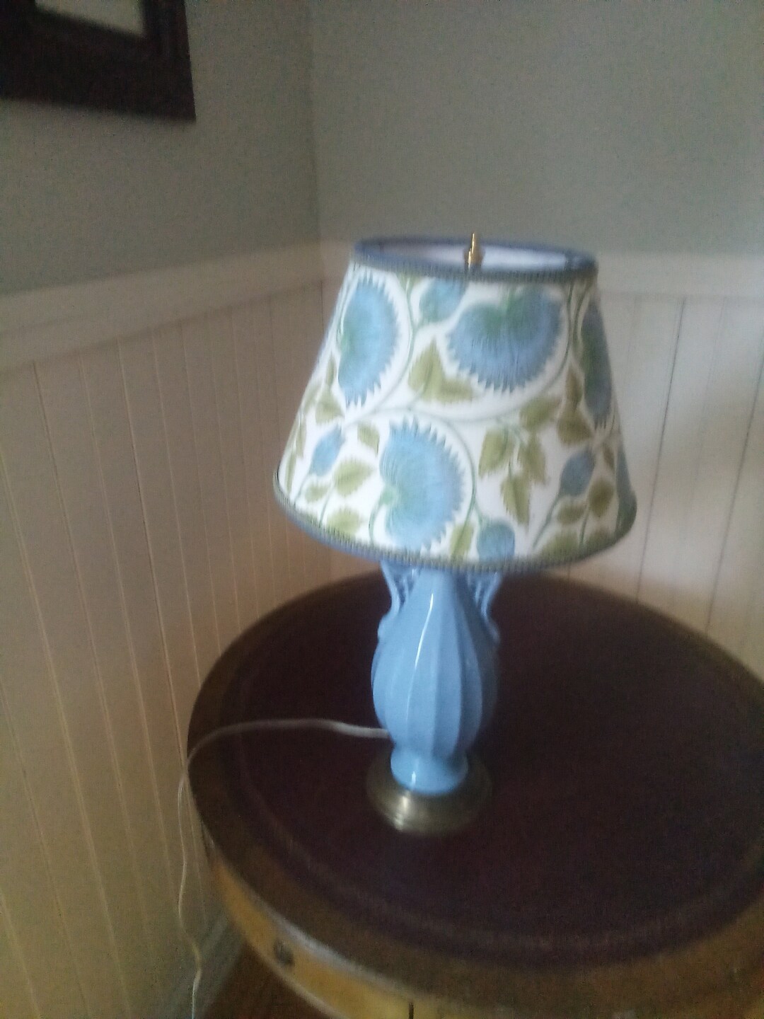 Periwinkle Blue Lamp and Shade-choose Option - Etsy