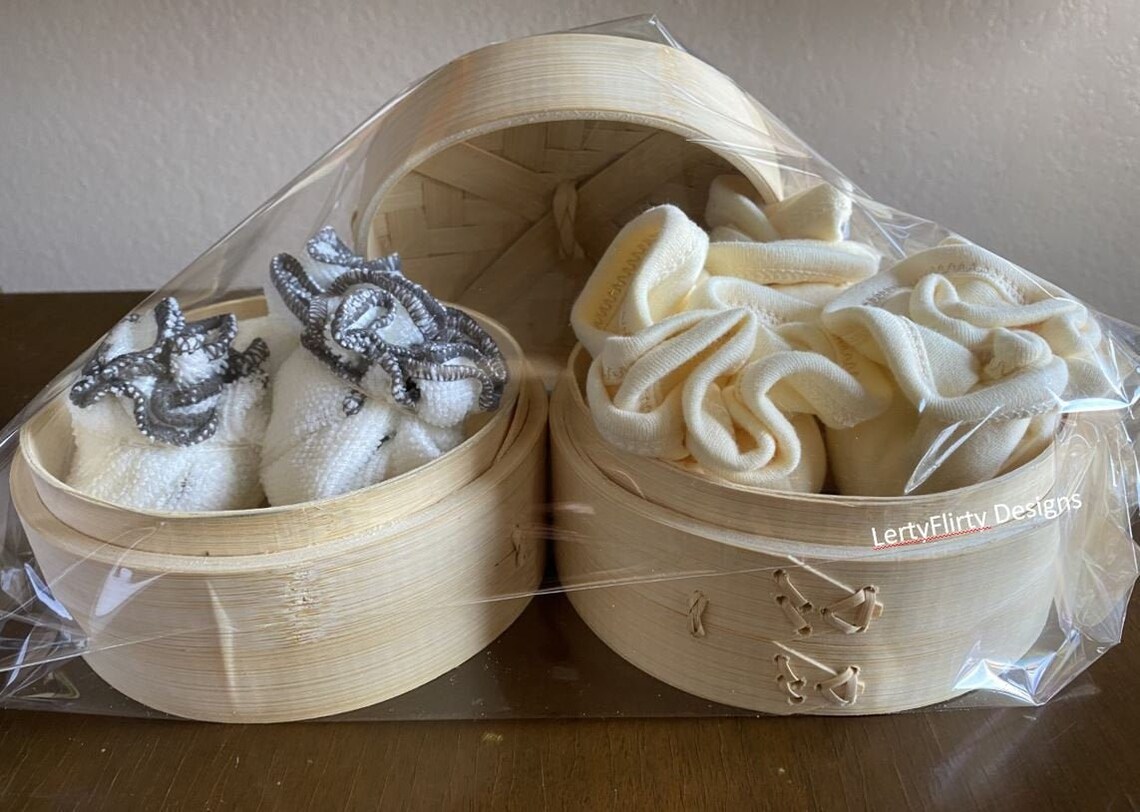 Unique Baby Shower Dumpling Diaper Cake - Etsy