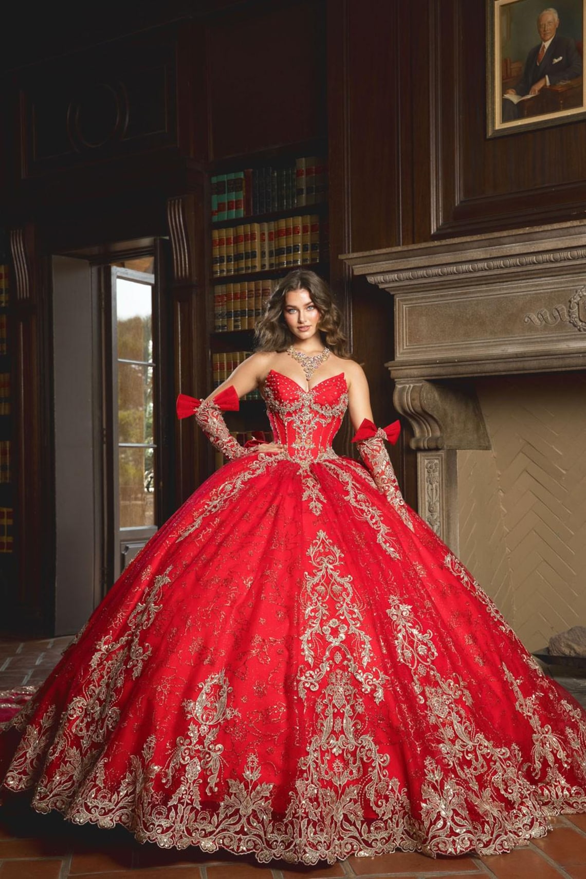 Red Quinceanera Dress - Etsy