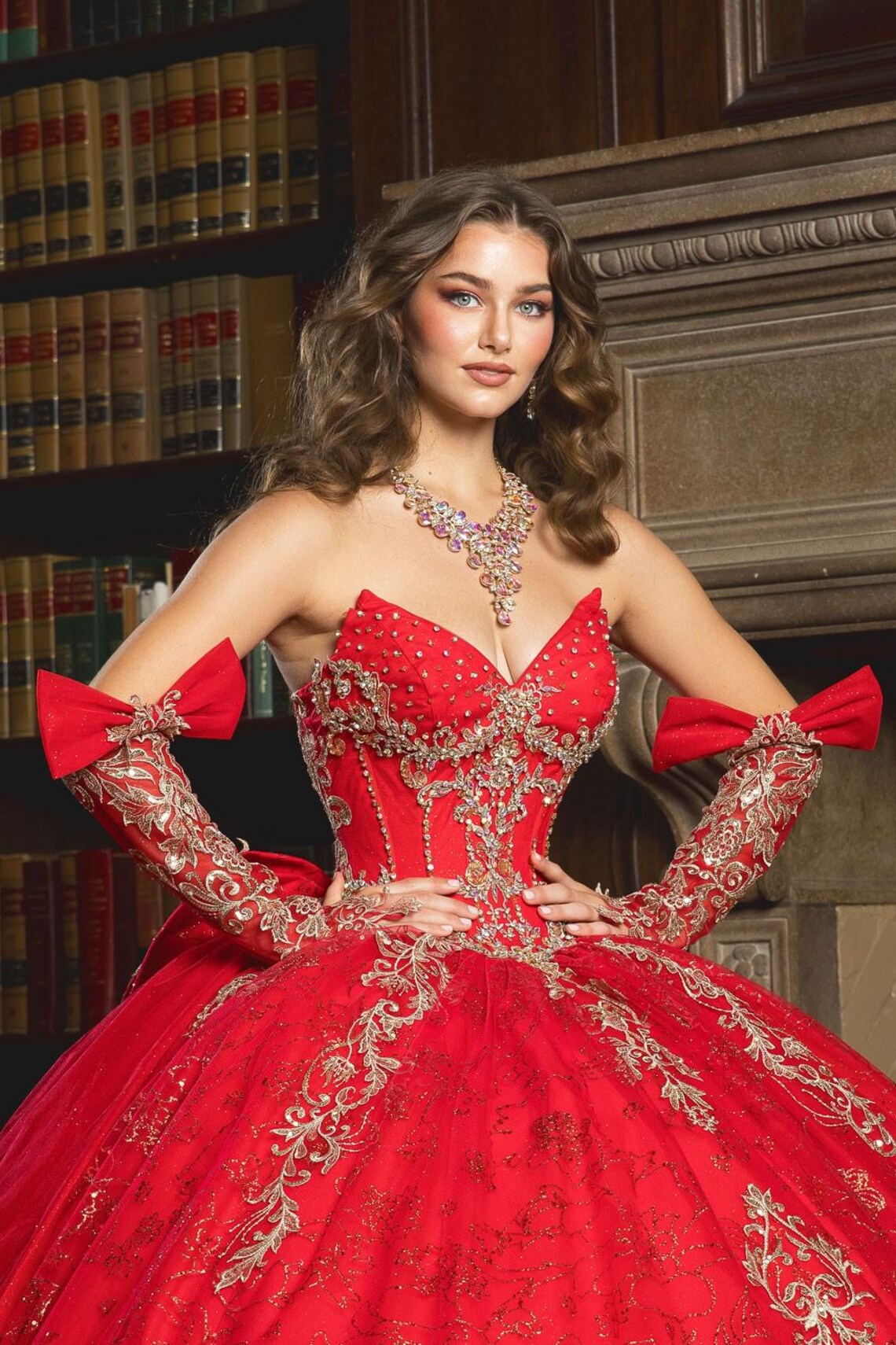 Red Quinceanera Dress - Etsy