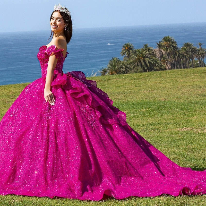 Magenta Dress - Etsy