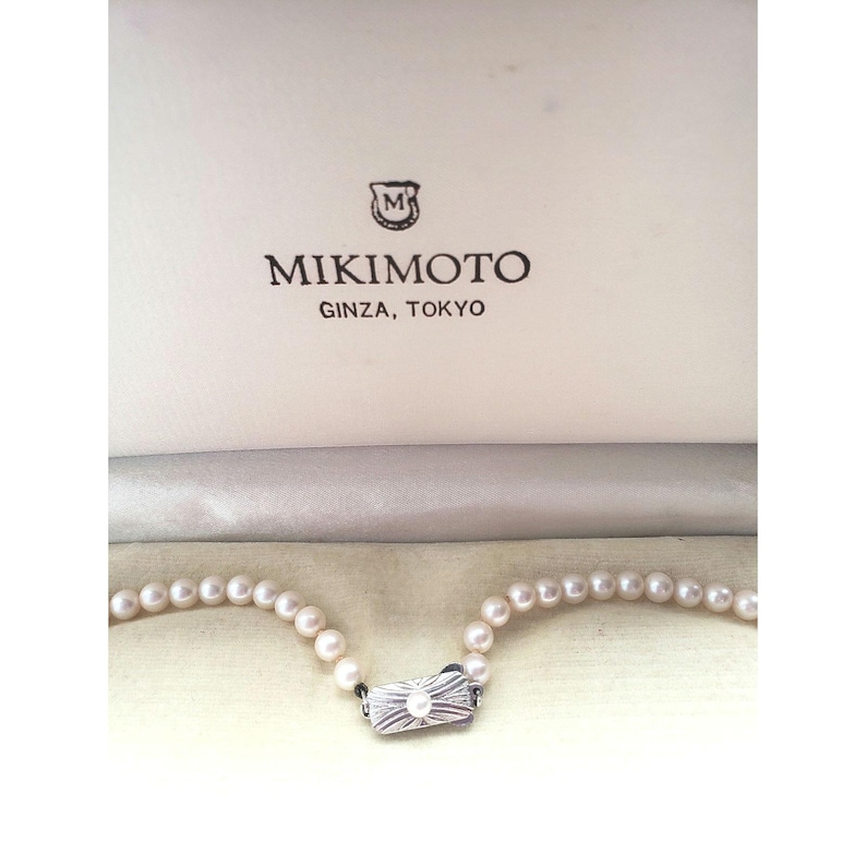 Vintage Mikimoto Pearl Necklace - Etsy